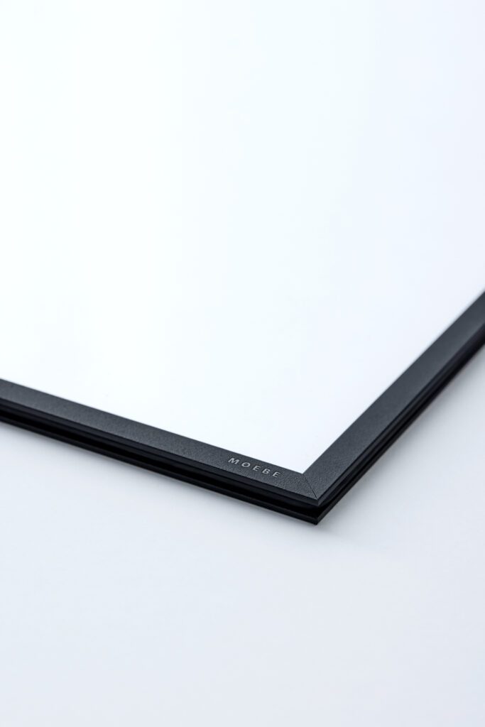 Transparent Moebe Frame Black - THE POSTER CLUB