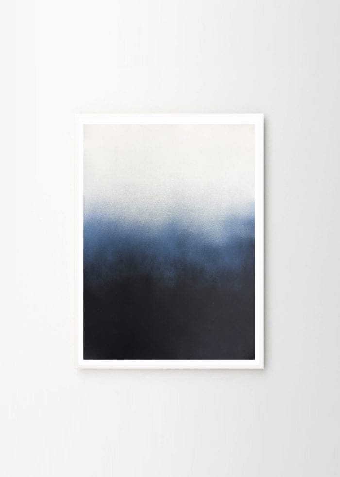 Anne Nowak, 'Hazy Grey' original artwork - THE POSTER CLUB