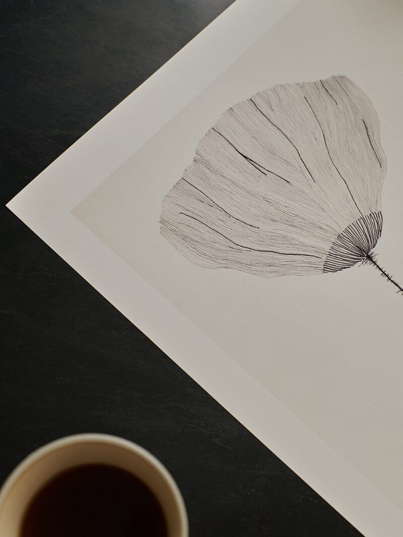 Ana Frois, Poppy art print - exclusively for The Poster Club.