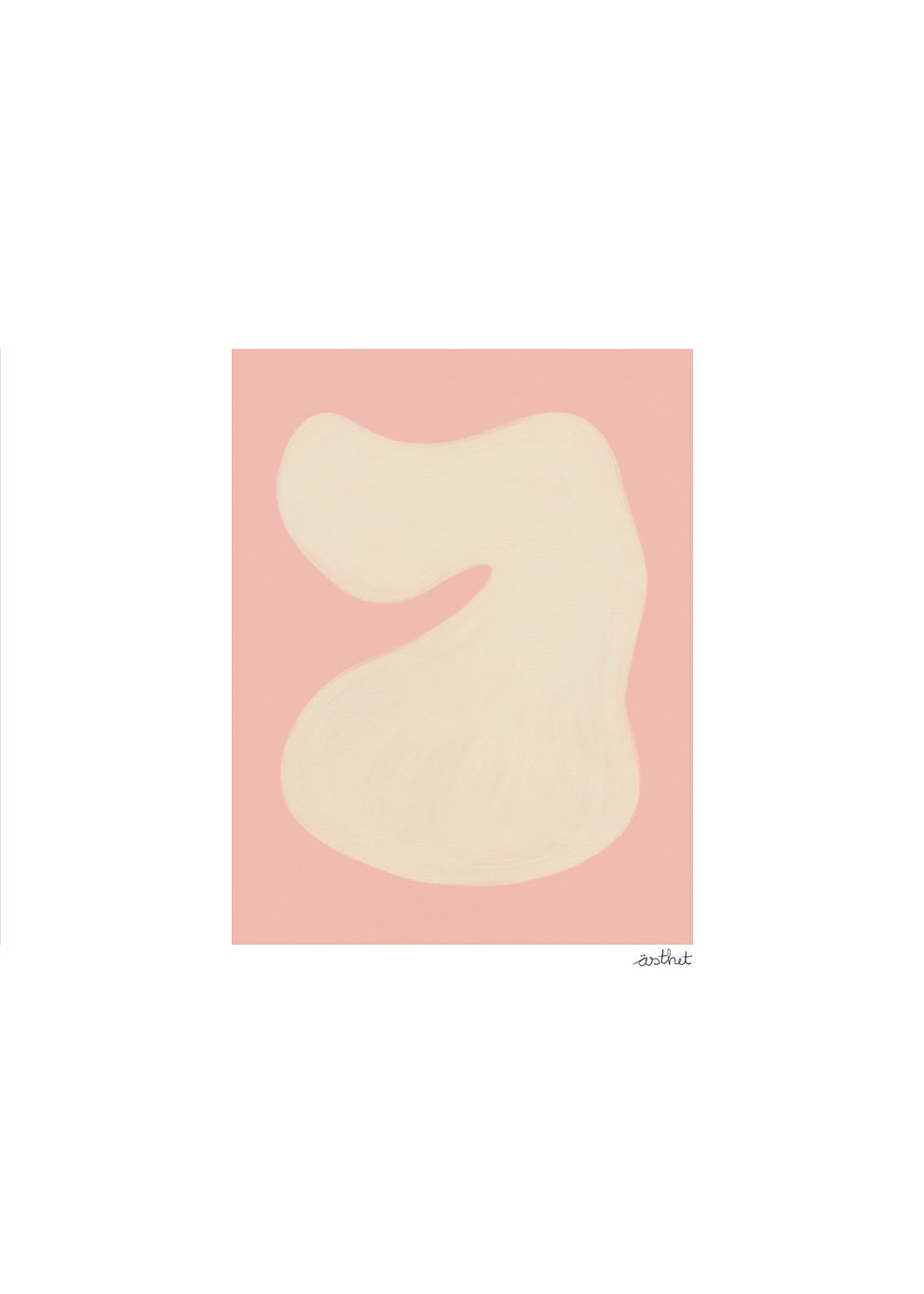 ÄSTHET, Shape Study 01 Art Print Exclusively - The Poster Club