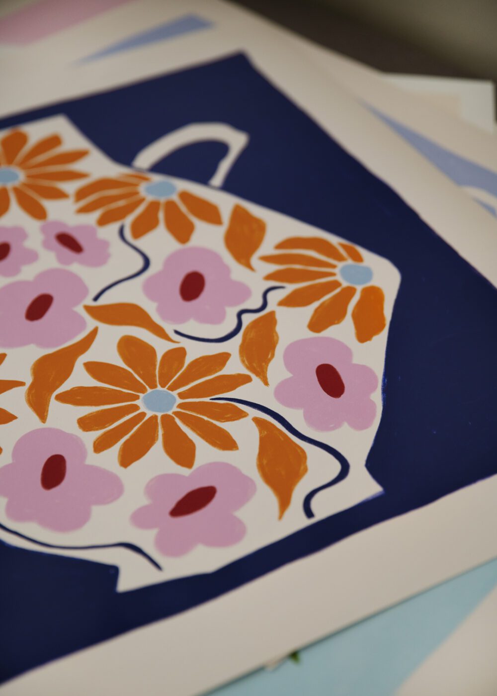 Frankie Penwill, Sunflower Vase fine art print - The Poster Club