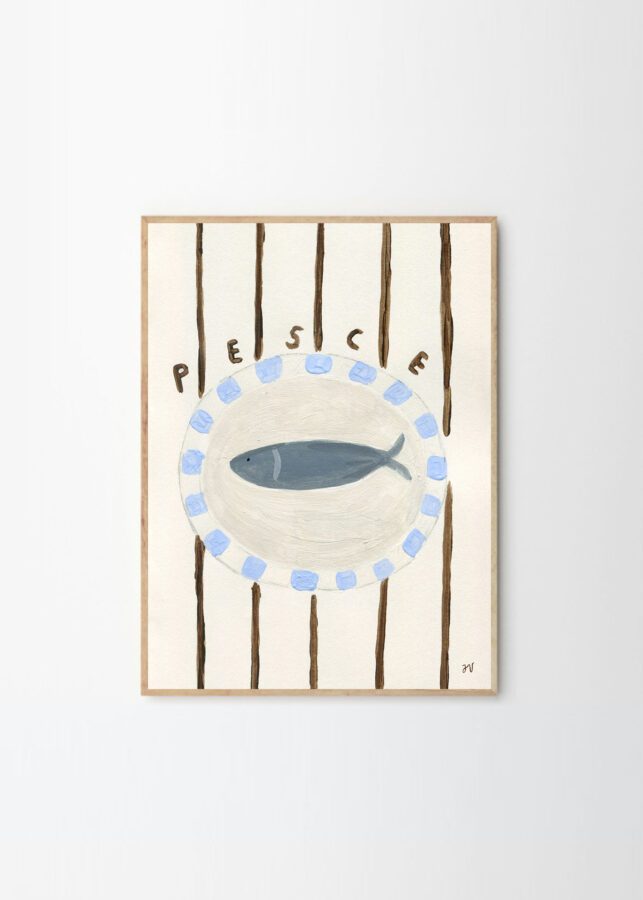 Isabelle Vandeplassche, Pesce Art Print - The Poster Club