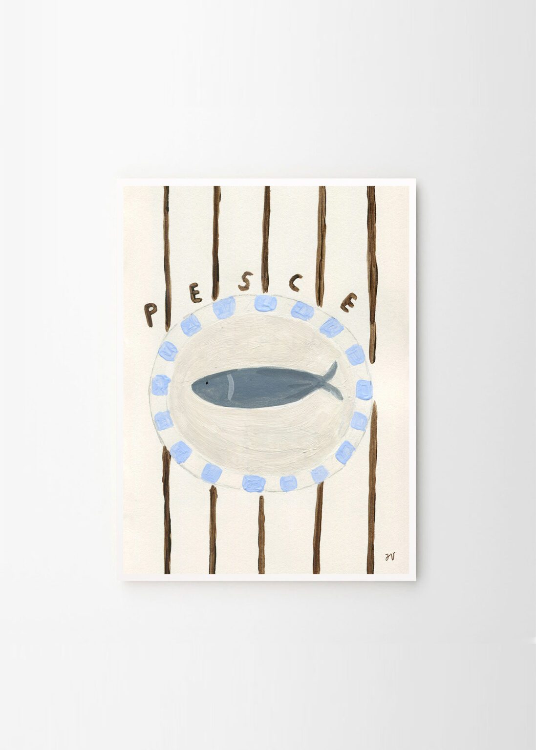 Isabelle Vandeplassche, Pesce Art Print - The Poster Club