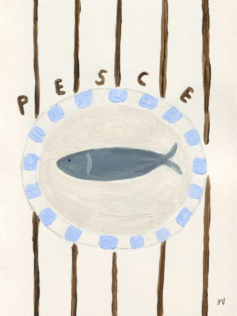 Isabelle Vandeplassche, Pesce Art Print - The Poster Club