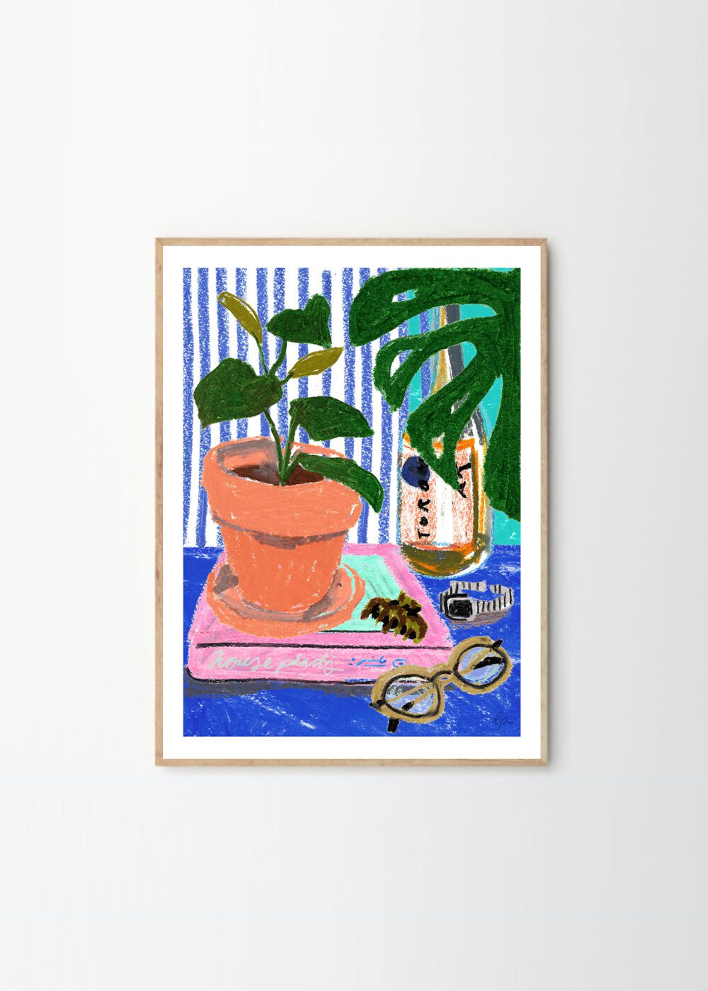 Laura Page, Pastel Plants art print - THE POSTER CLUB