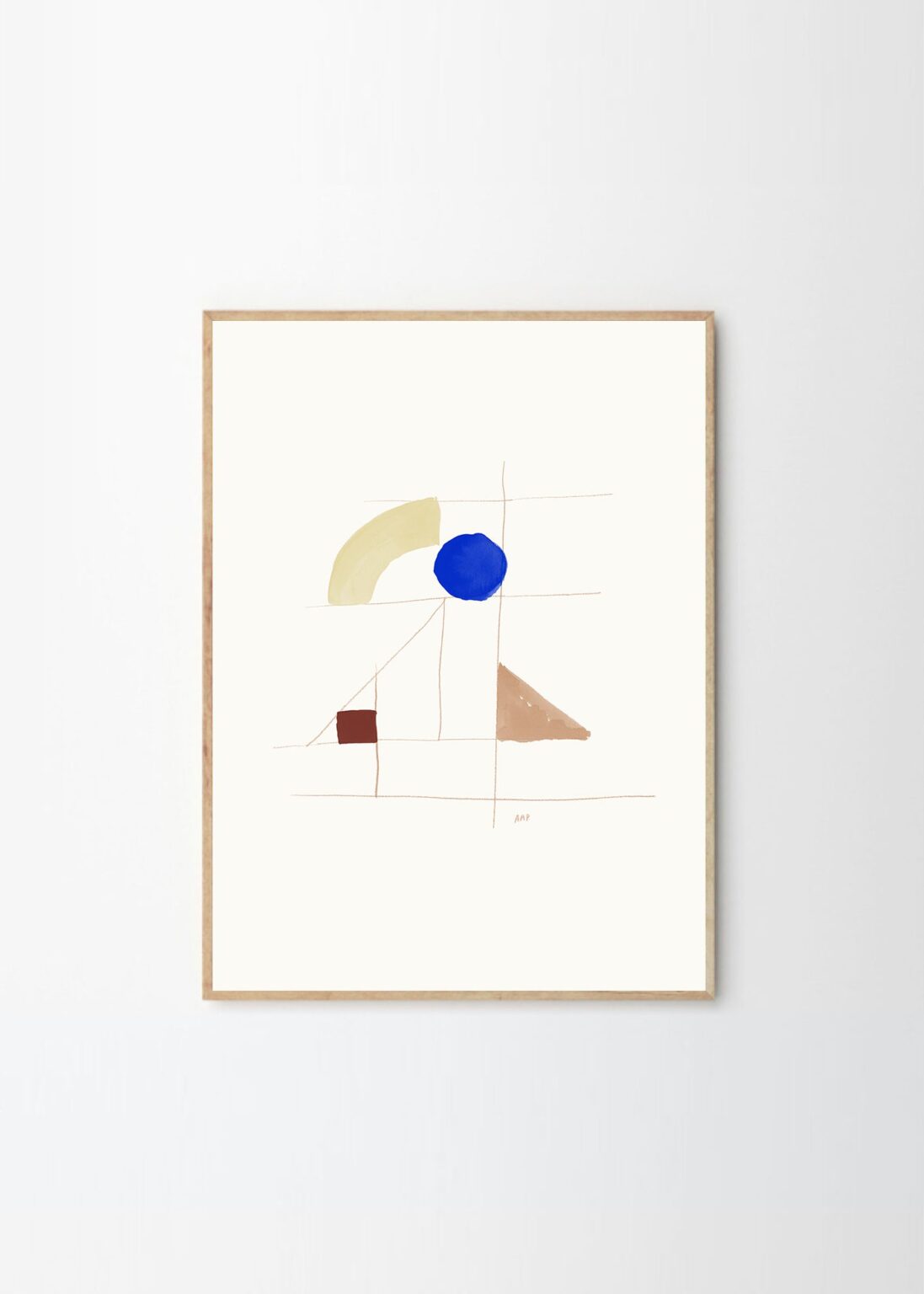 Another Art Project - The Blue Dot art print - The Poster Club