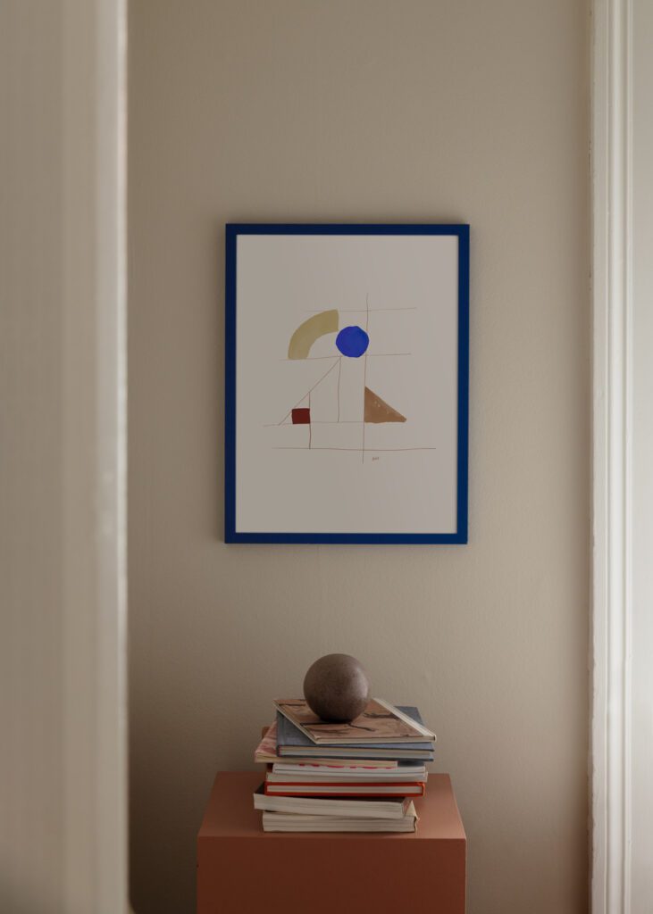 Another Art Project - The Blue Dot art print - The Poster Club