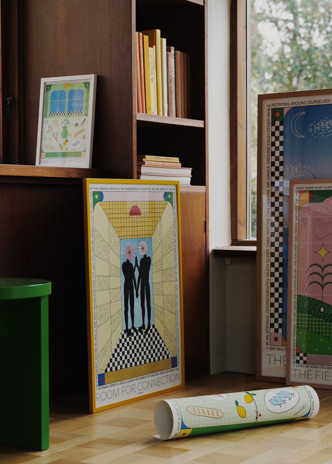 Signe Bagger, 'Room for Connection' art print for The Poster Club