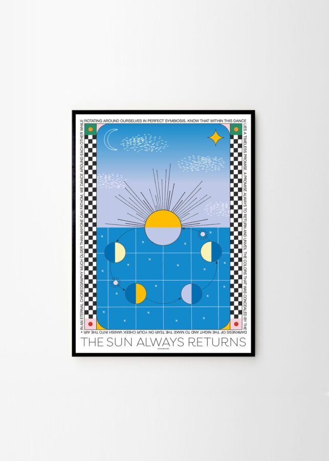 Signe Bagger, 'The Sun Always Returns' art print - The Poster Club Signe Bagger, 'The Sun Always Returns' art print - The Poster Club