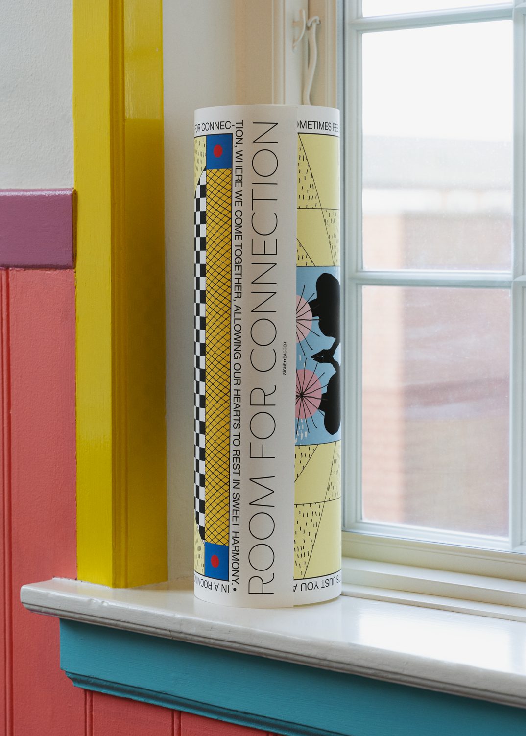 Signe Bagger, 'Room for Connection' art print for The Poster Club