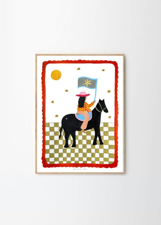 Kelly Jay, 'A Bouquet of Stars' exclusively for The Poster Club