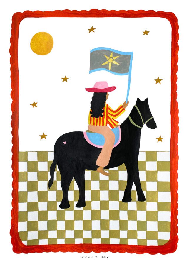 Kelly Jay, 'A Bouquet of Stars' exclusively for The Poster Club