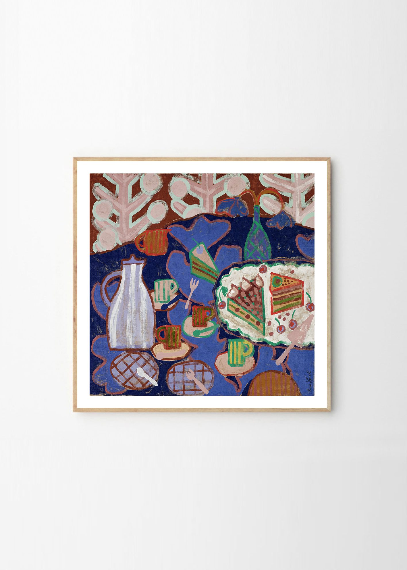 Rini Spiel, 'Cake' art print exclusively for The Poster Club