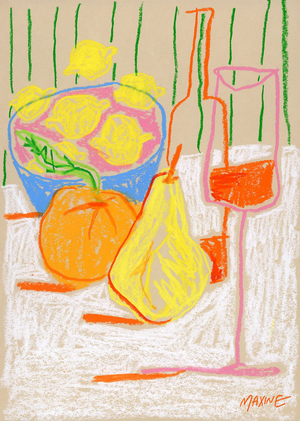 Maxine McCrann, Late Afternoon Still Life fine art print - The Poster Club