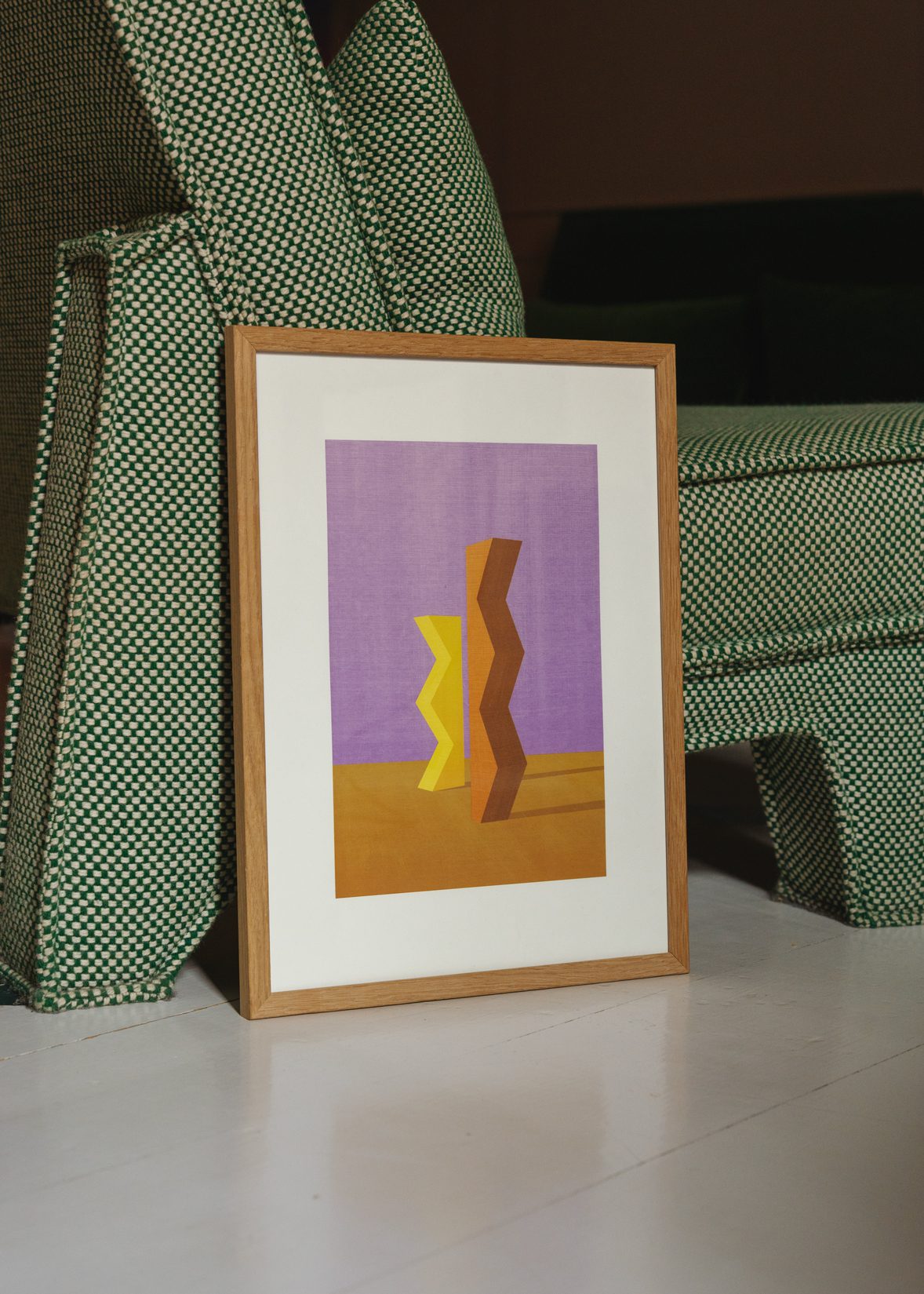 Teklan, 'Zigzag' Art Print - The Poster Club