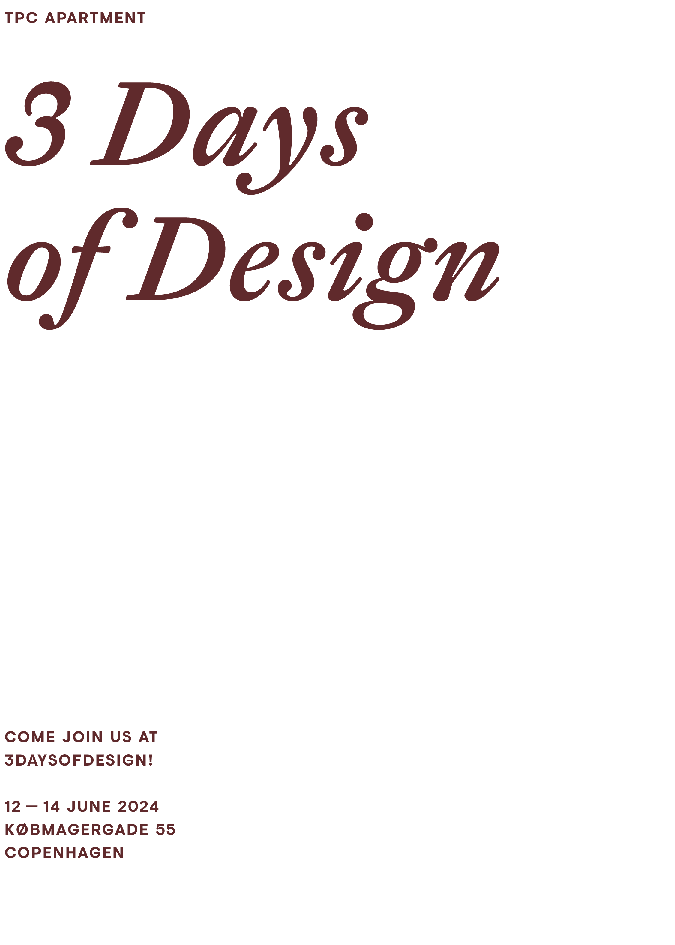 3daysofdesign // The Poster Club // Copenhagen