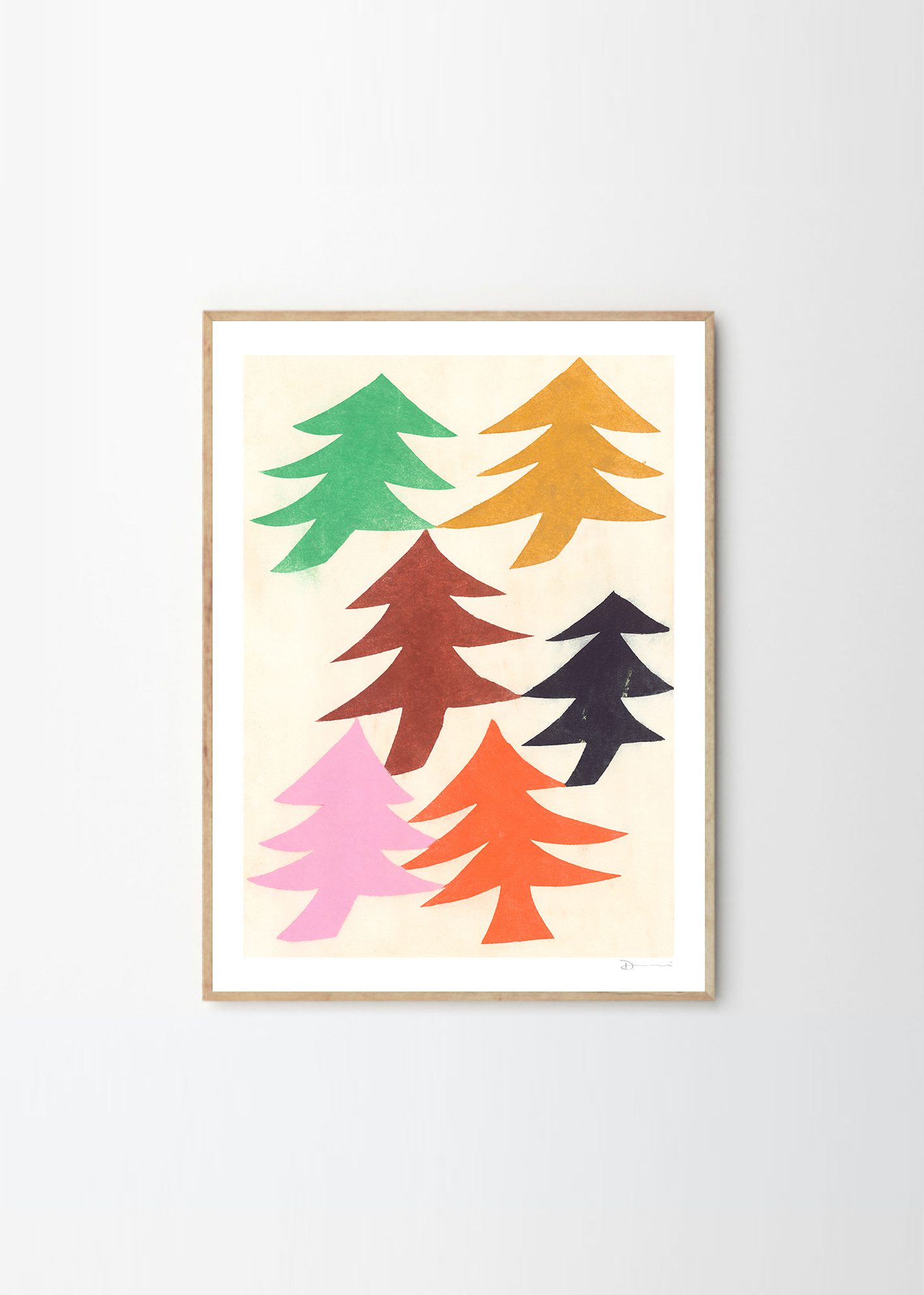 Donchi, Dancing Trees art print - The Poster Club