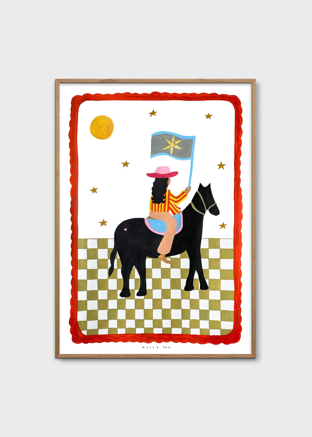 Kelly Jay, 'A Bouquet of Stars' exclusively for The Poster Club