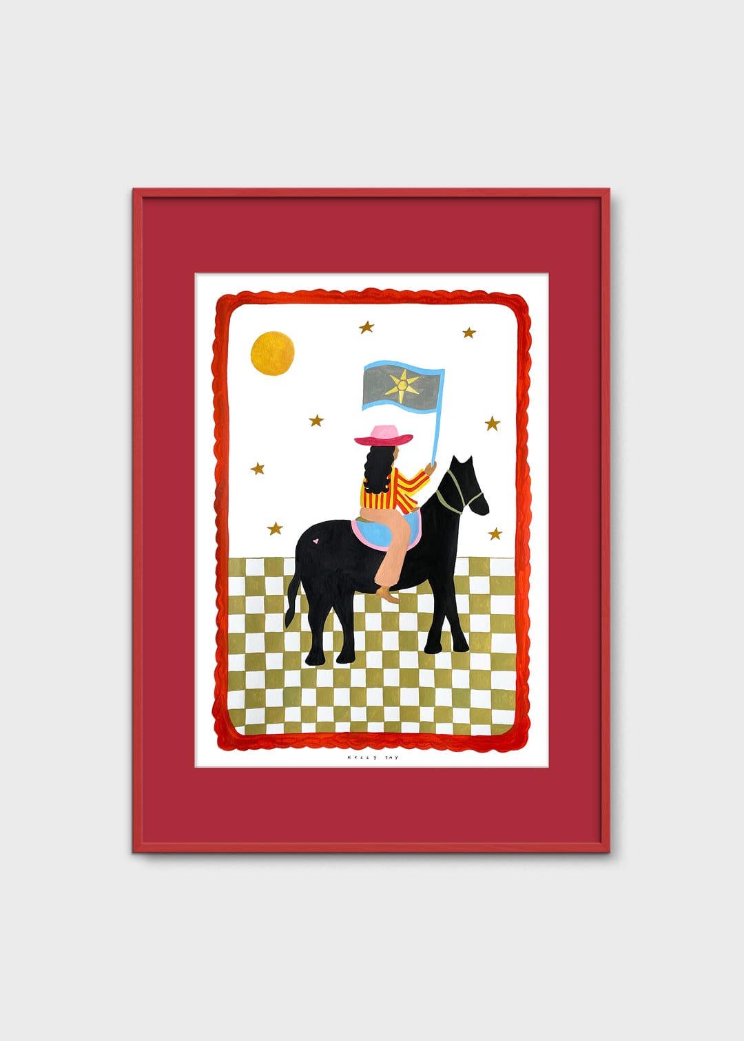 Kelly Jay, 'A Bouquet of Stars' exclusively for The Poster Club